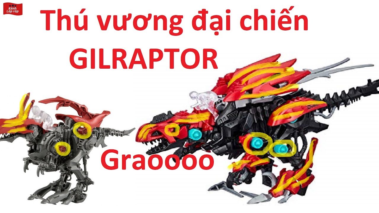 ZOIDS đồ chơi Thú Vương Đại Chiến Zoids wild 02 Gilraptor - YouTube