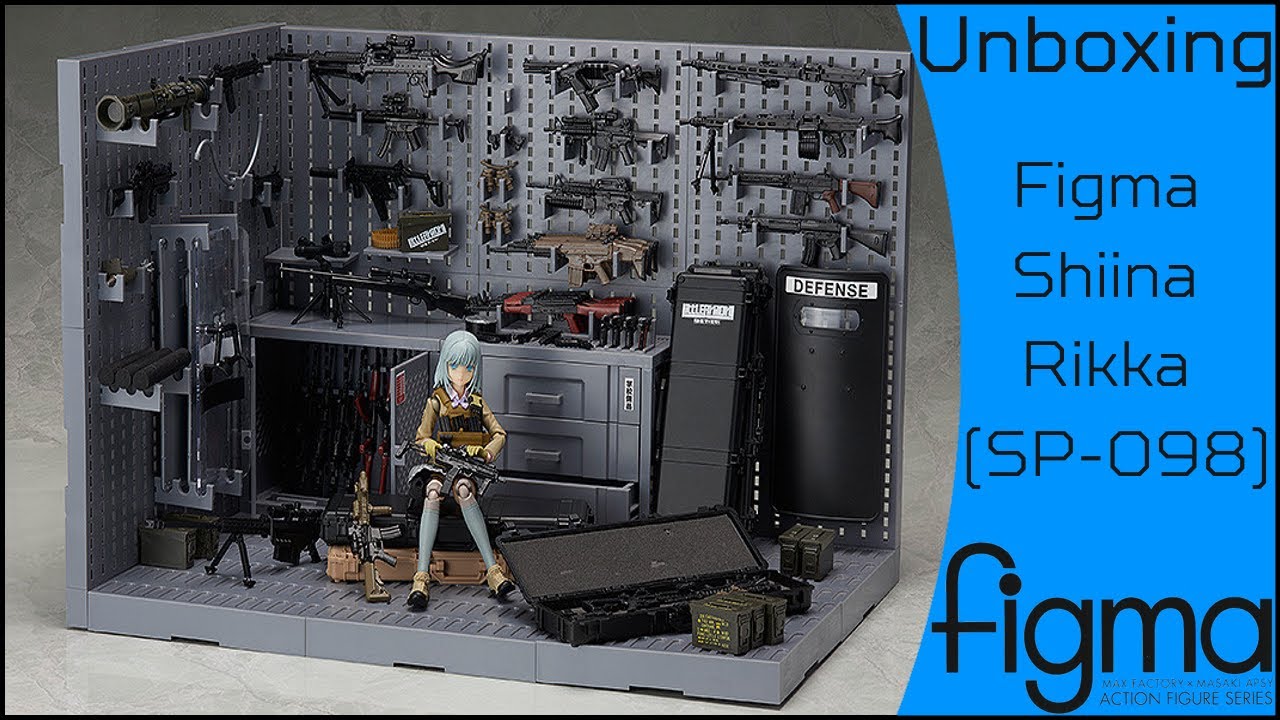 Figma Shiina Rikka (SP-098) (LittleArmory) - Unboxing - Figma (Action ...