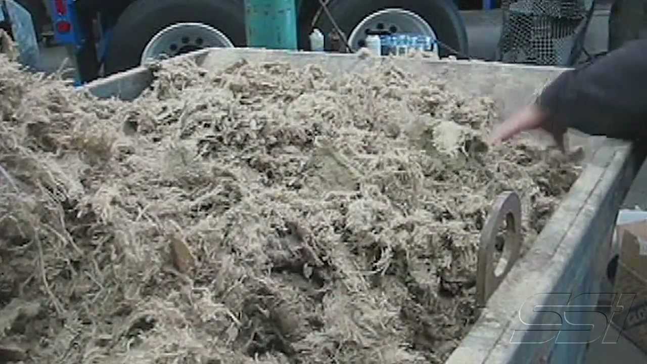 Textiles Shredding: Burlap (U) - YouTube