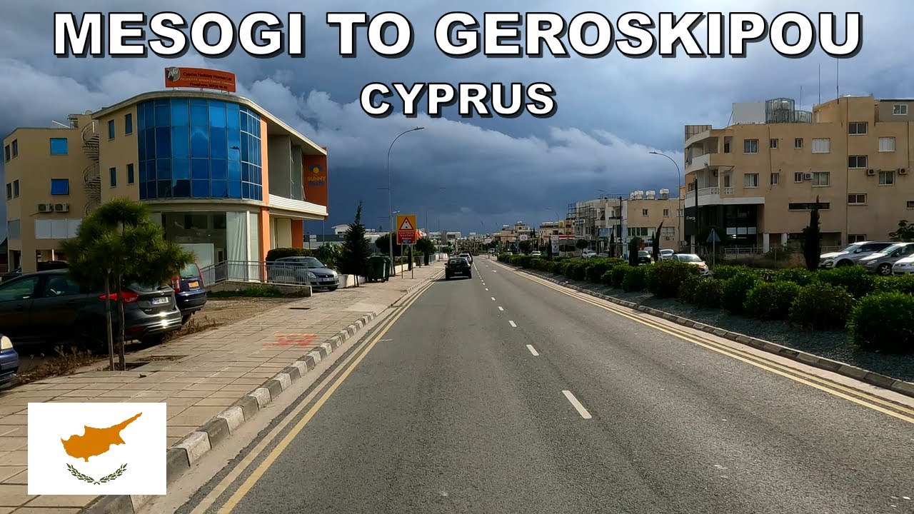 DRIVING from MESOGI to GEROSKIPOU in CYPRUS 4K (60fps) - YouTube