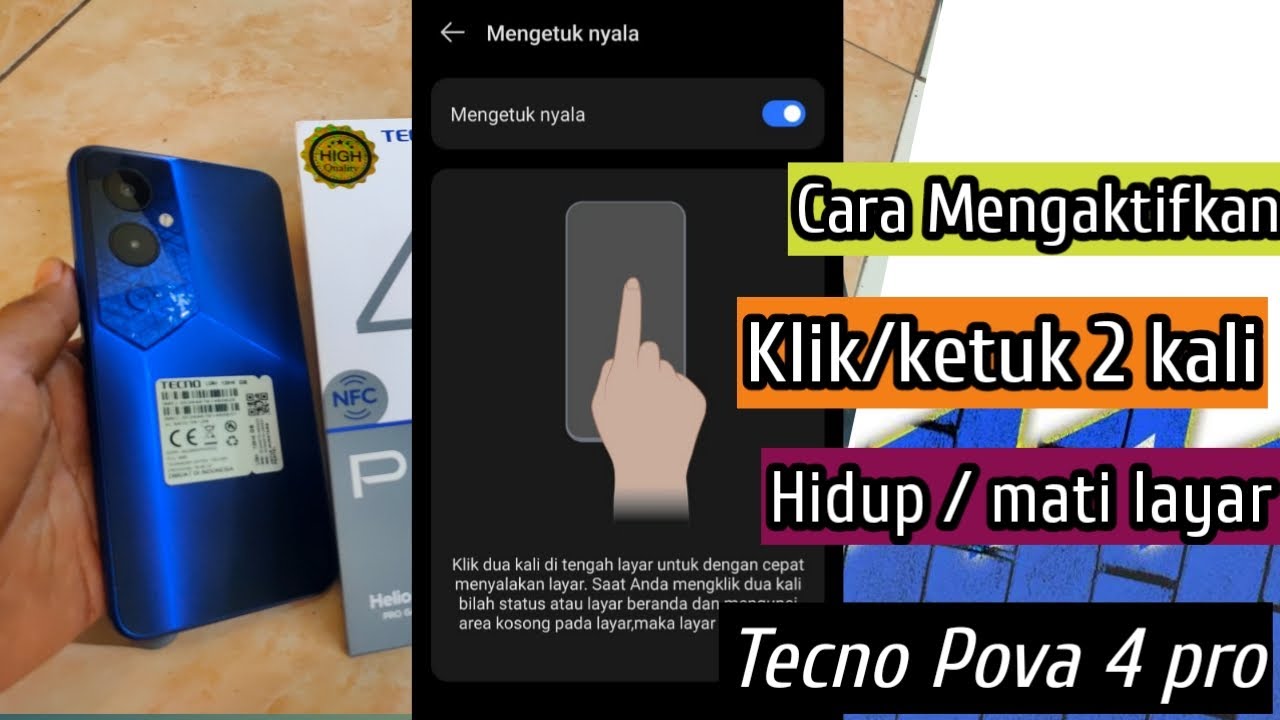 Cara Mengaktifkan Ketuk / Klik 2 Kali Menghidupkan dan Mematikan Layar ...