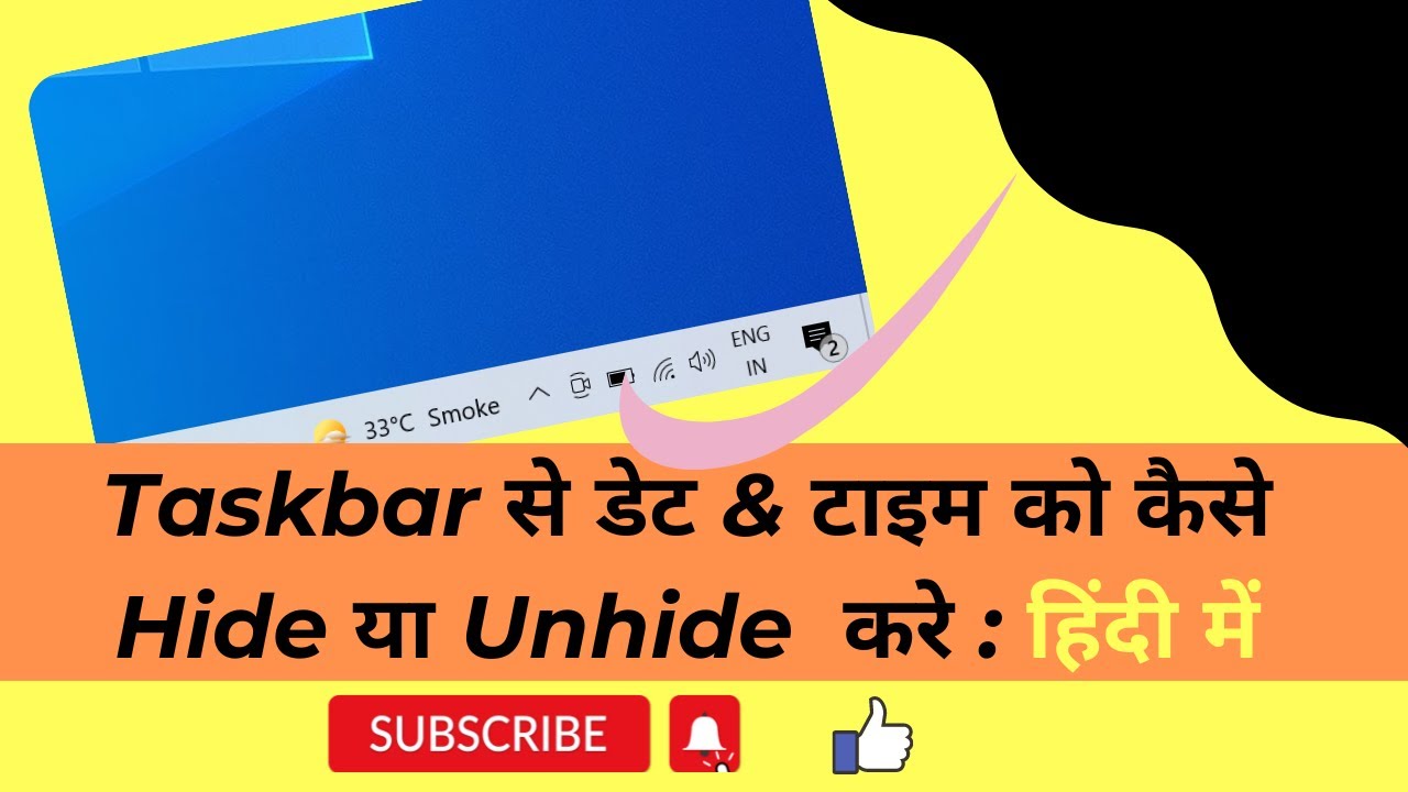How To Hide Or Unhide Date And Time From Taskbar In Windows 10 Clock how-to-hide-or-unhide-date-and-time-from-taskbar-in-windows-10-clock