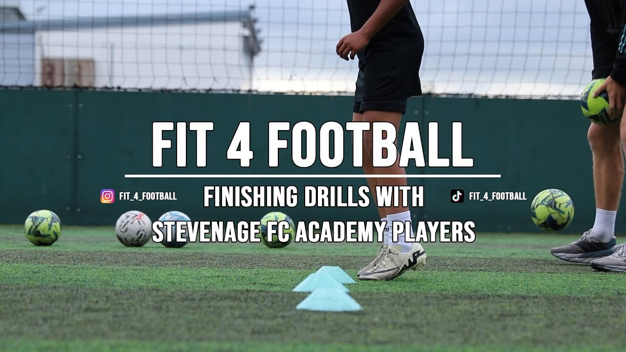 5 FOOTBALL FINISHING DRILLS WITH ACADEMY PLAYER - YouTube