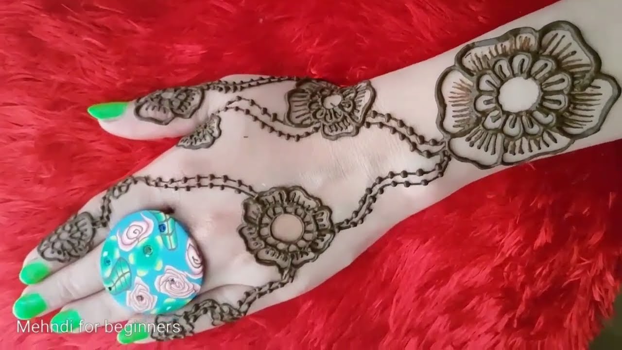 How to apply simple Easy latest Best Jewellery Henna Mehndi Designs ...