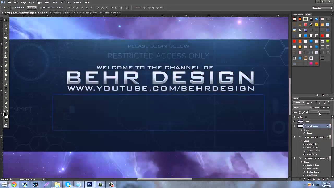 Tutorial: Professional 2D Banner - Behr - YouTube