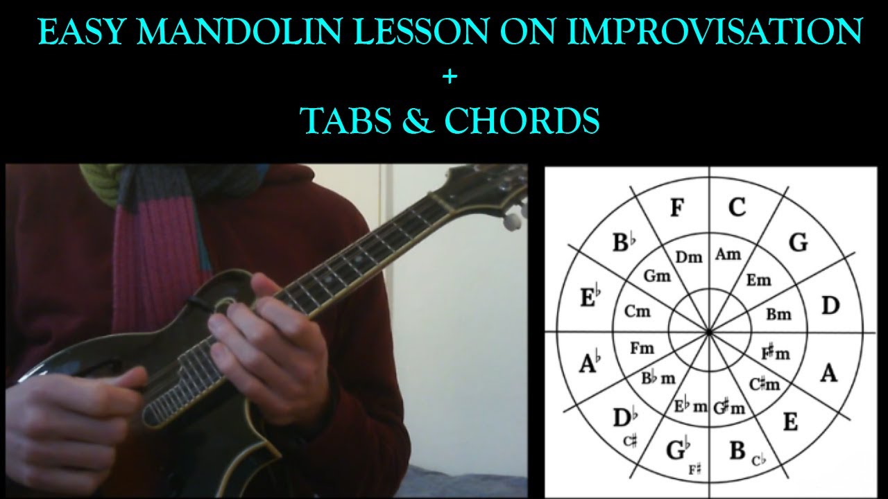 EASY mandolin lesson - Improve your improvisation by playing arpeggios ...