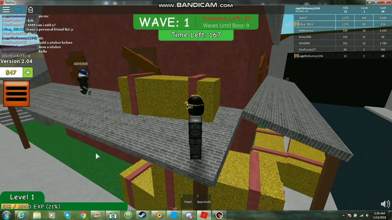 Zombie attack roblox(OMG J-BUG) - YouTube