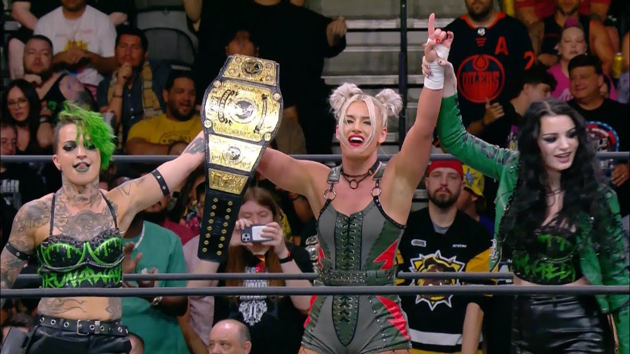 Toni Storm Defeated Jamie Hayter Wins AEW Women's Championship at AEW ...