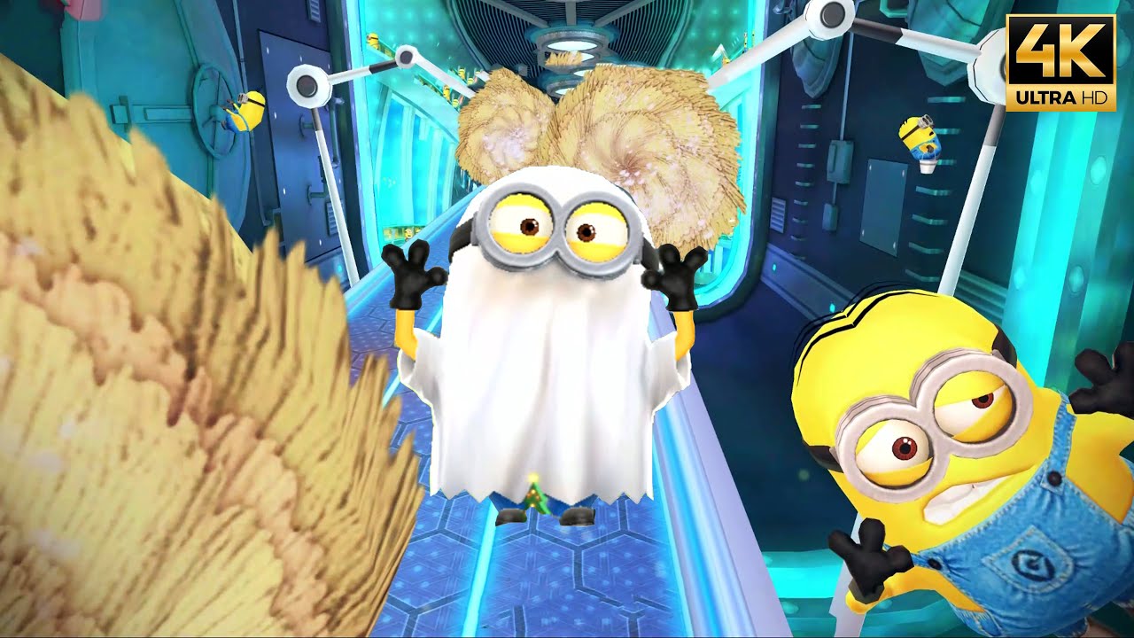Minion Rush Ghost Minion Slide under 291 obstacles at Minion Rush Anti ...