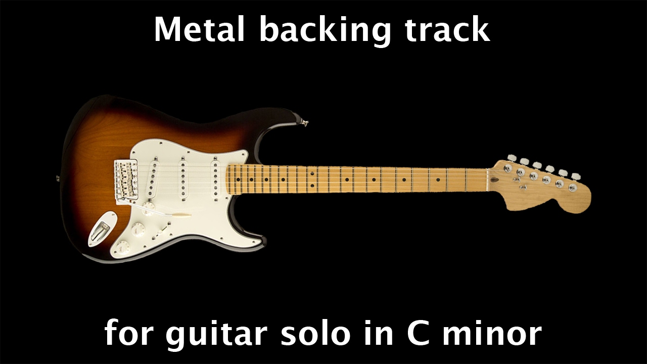 Rock Metal Backing Track in C minor for Guitar Solo - YouTube