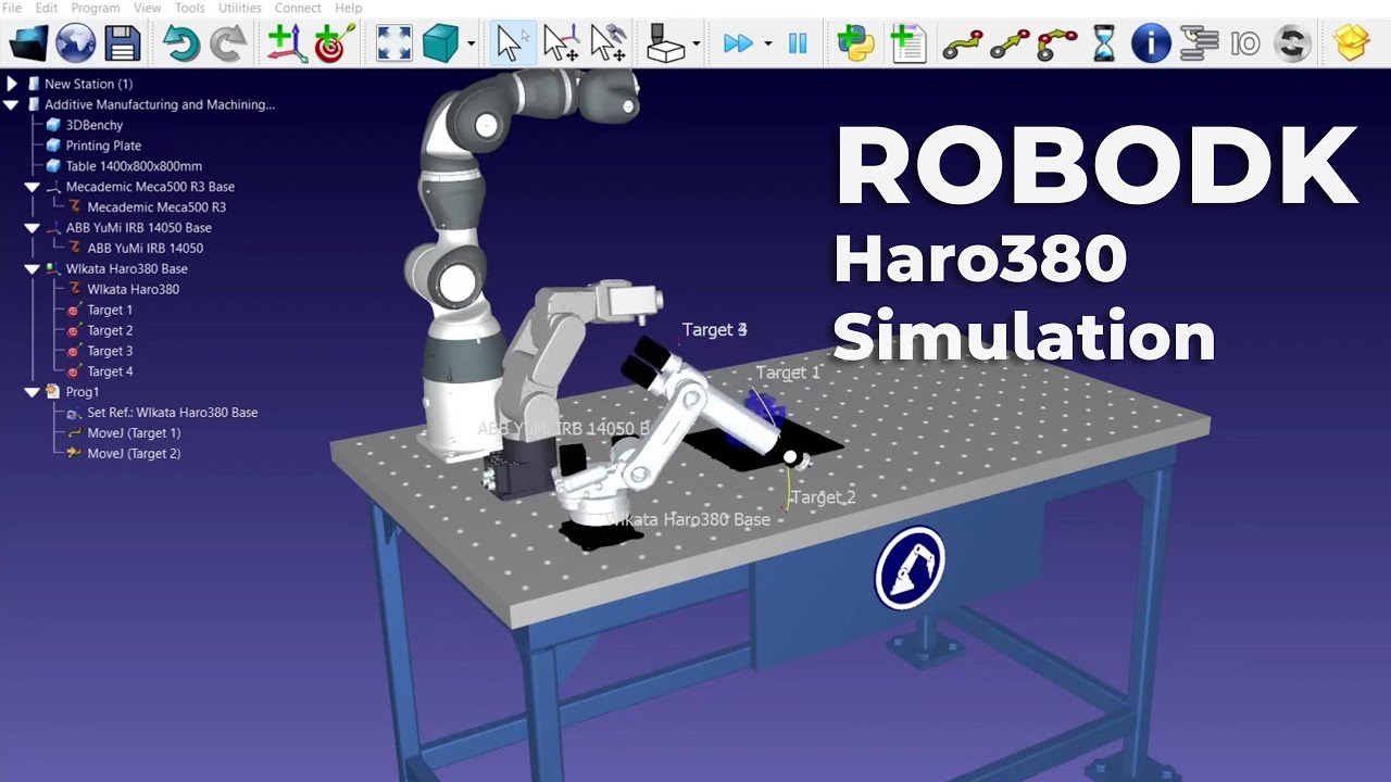 Haro380 Simulation RoboDK Software at the Forefront of Digital Twin ...