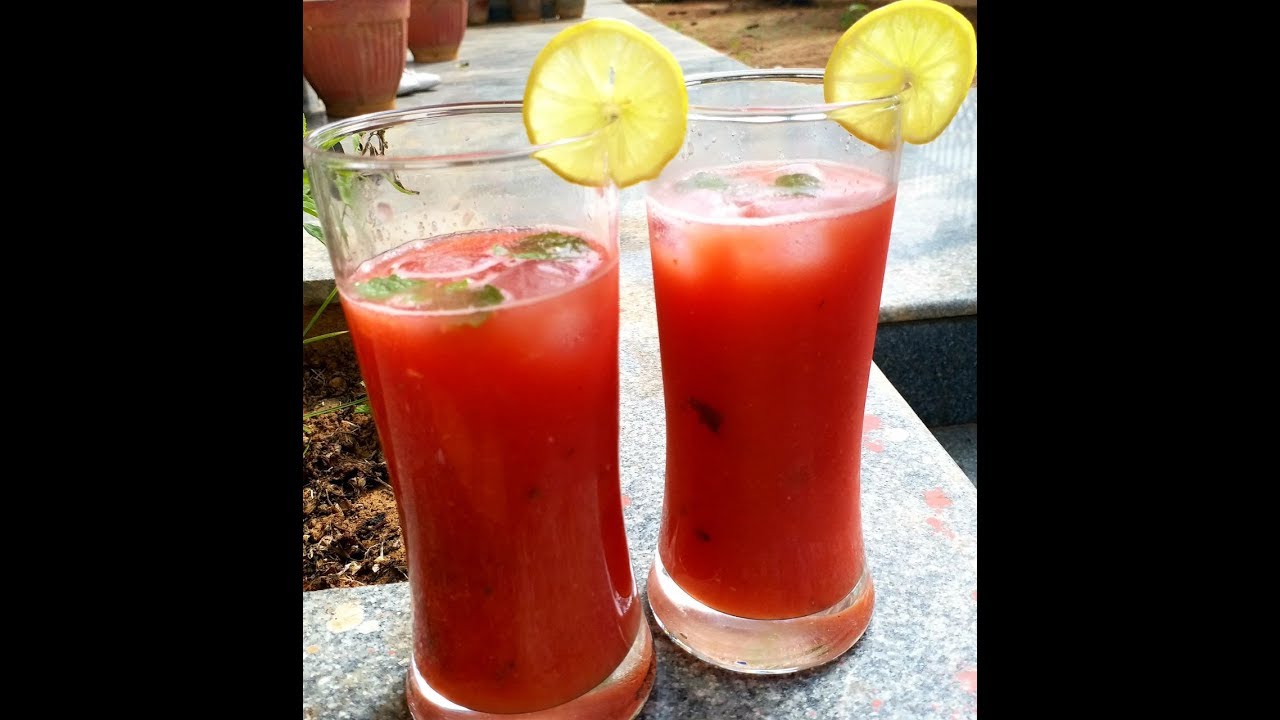 Watermelon guava mocktail by cooking with girija/Refreshing watermelon ...