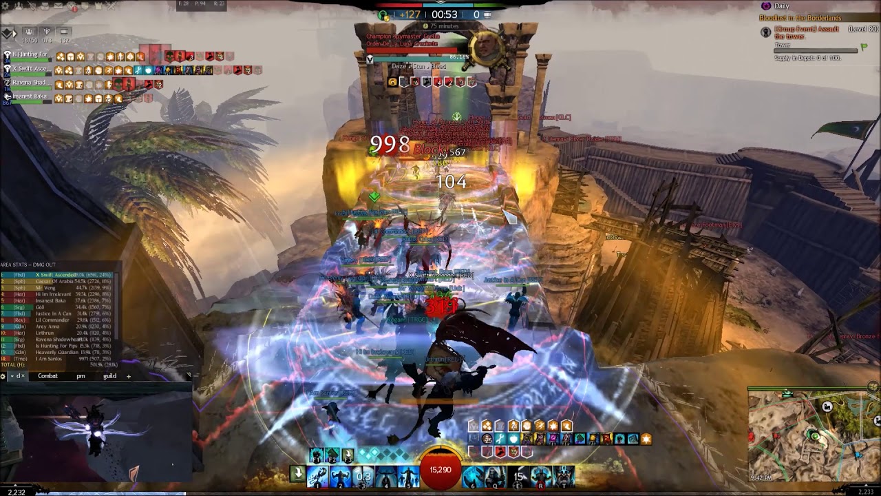 GW2 PoF: [RED] WvW Burn Firebrand PoV - YouTube