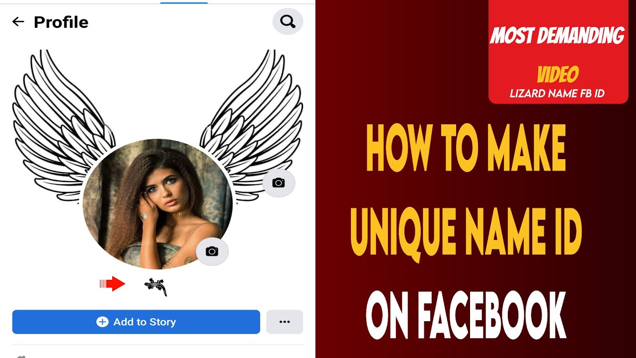 How To Make Unique Name Id On Facebook || Lizard Name FB Id - YouTube