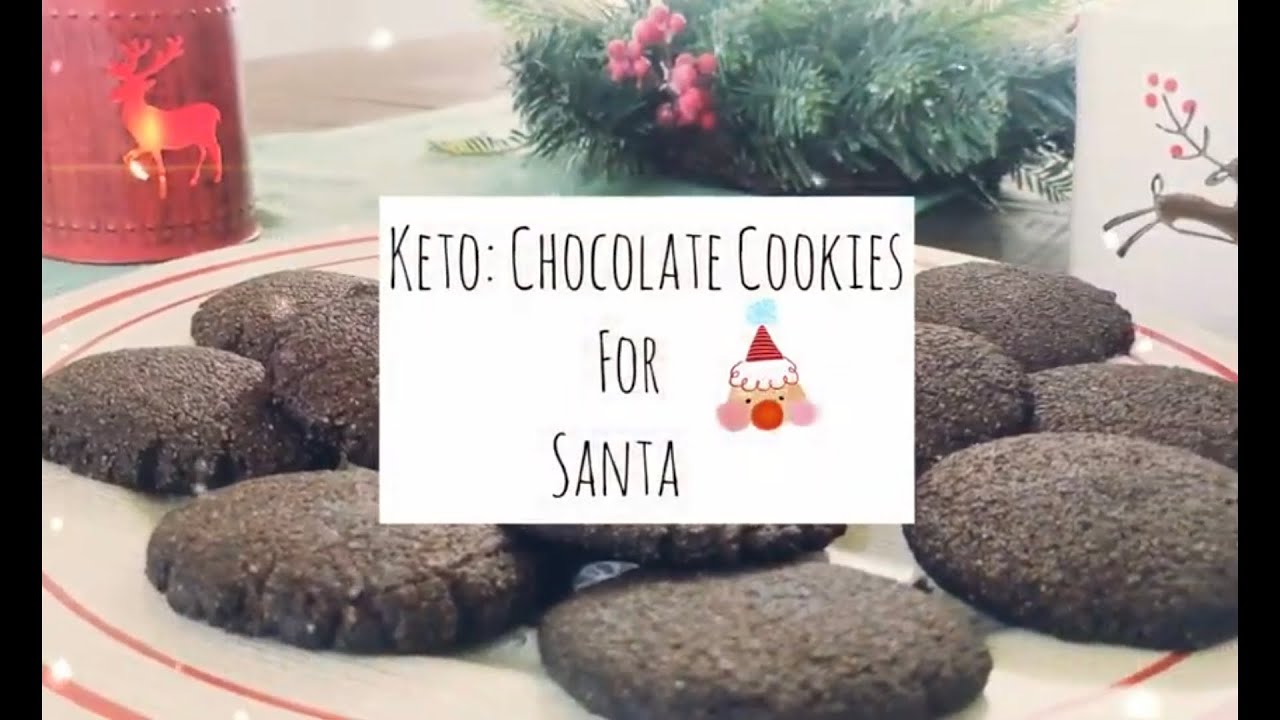 Keto: Chocolate Cookies for Santa - YouTube