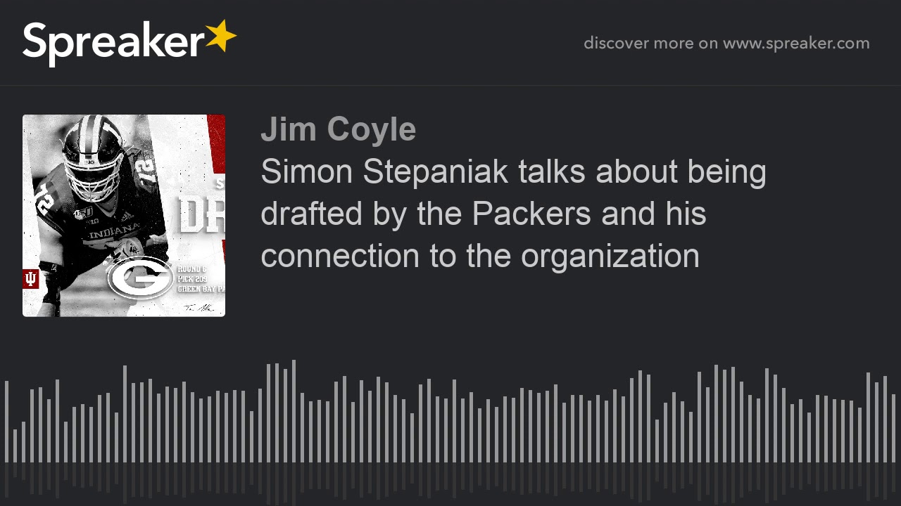 Simon Stepaniak talks about being drafted by the Packers and his ...