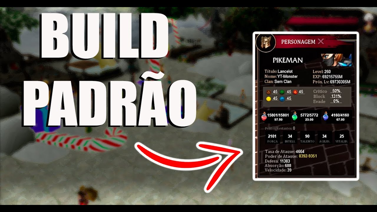 BUILD PADRÃO PRISTON TALE. Monster Priston Tale - YouTube