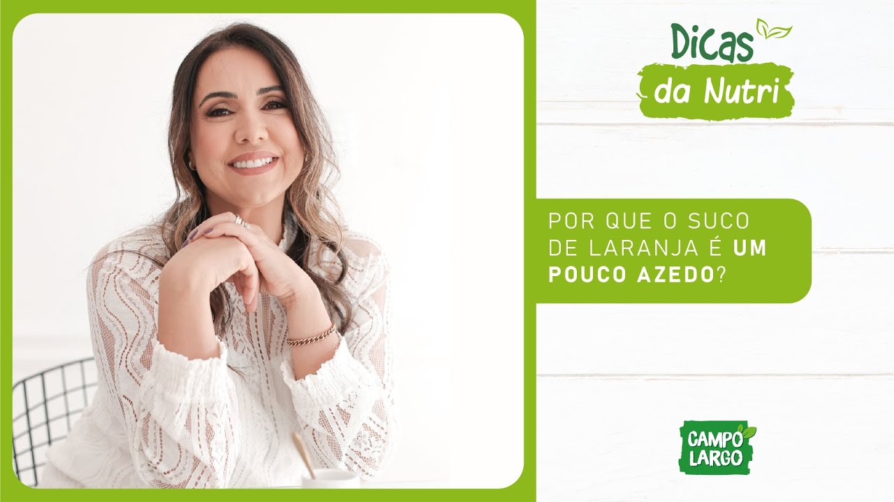 Dicas da Nutri - Por que o suco de laranja é um pouco azedo? - YouTube