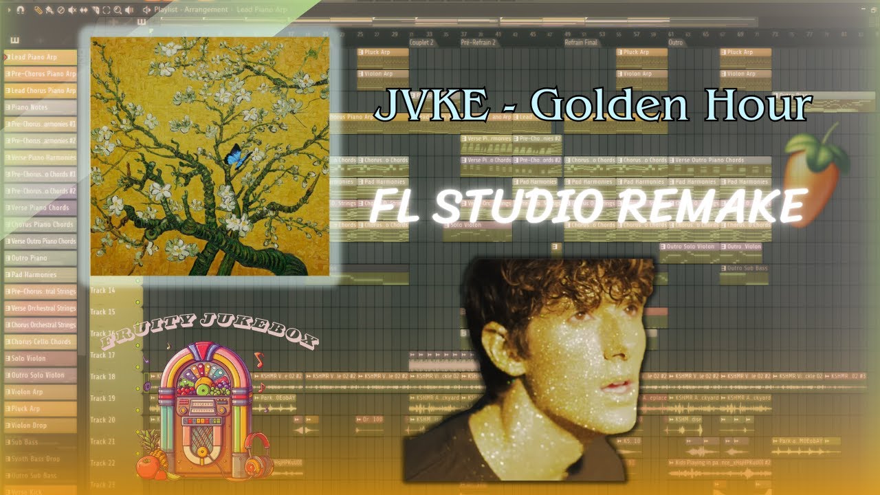 JVKE - Golden Hour (FL Studio Remake) | Instrumental ☀️ - YouTube