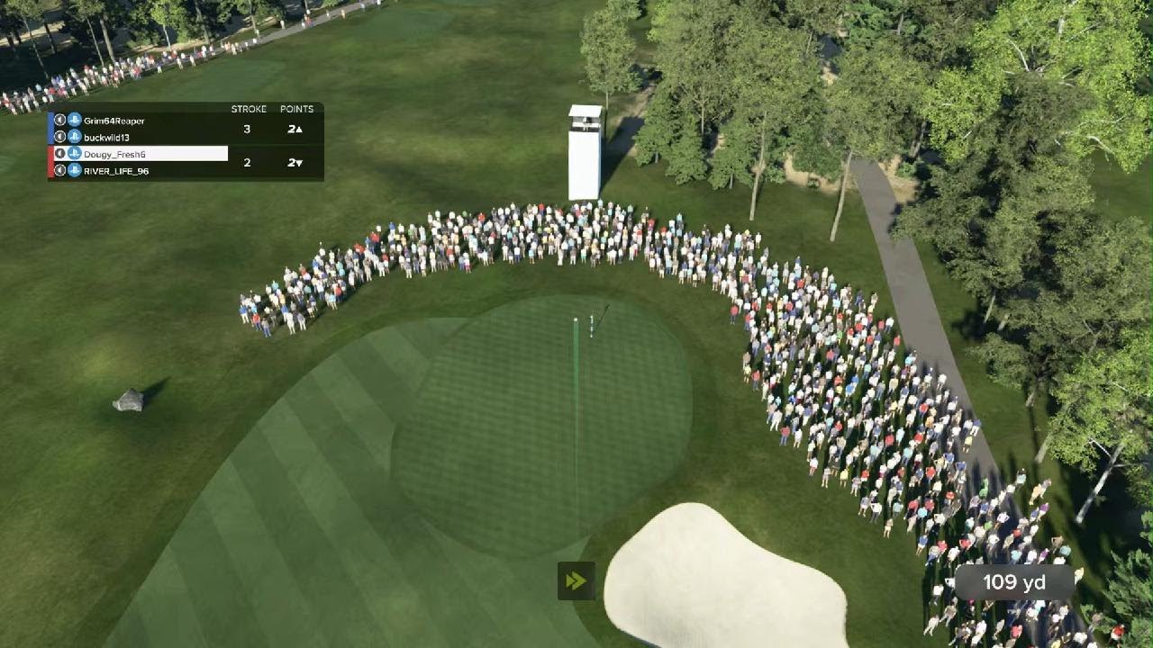 PGA TOUR 2K23 What a putt part 15 - YouTube