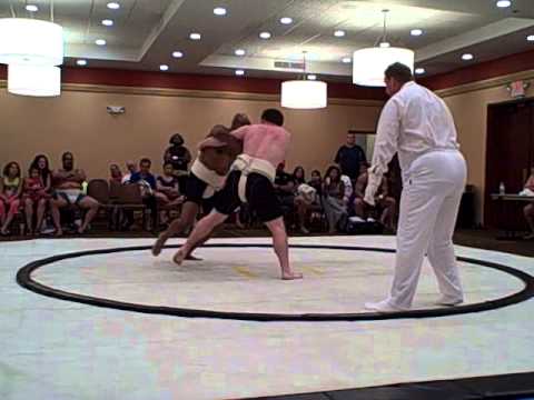 2013 US NATIONALS SUMO CHAMPIONSHIPS MENS MIDDLEWEIGHT MATCH 1 COLTON ...
