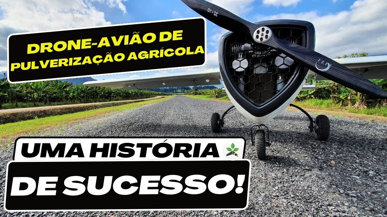 Drone Avião de Pulverização Agrícola "Da ideia ao Voo" da Agro Aviation ...