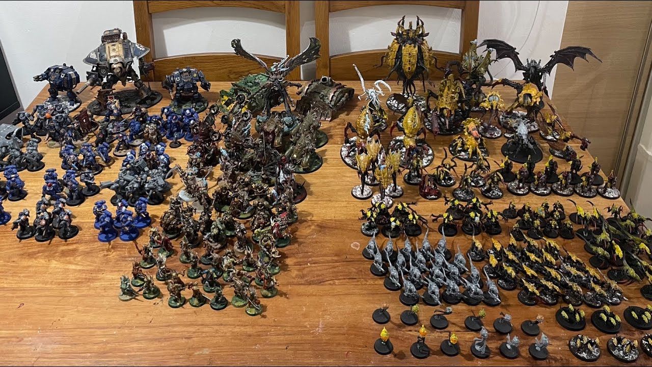Behold! My Stuff! - My Warhammer 40K collection. - YouTube