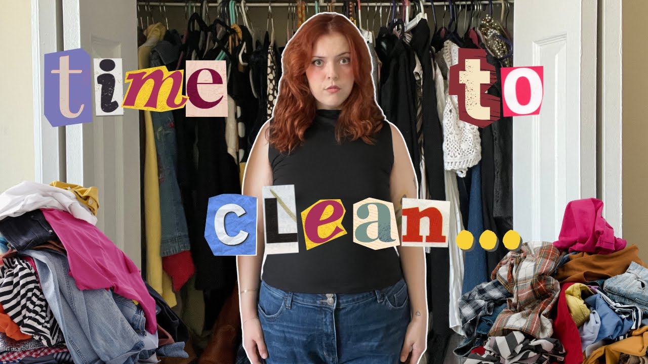 cleaning out my closet for summer (trying on my clothes) - YouTube