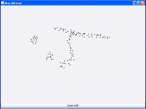 mean shift cluster demo - YouTube