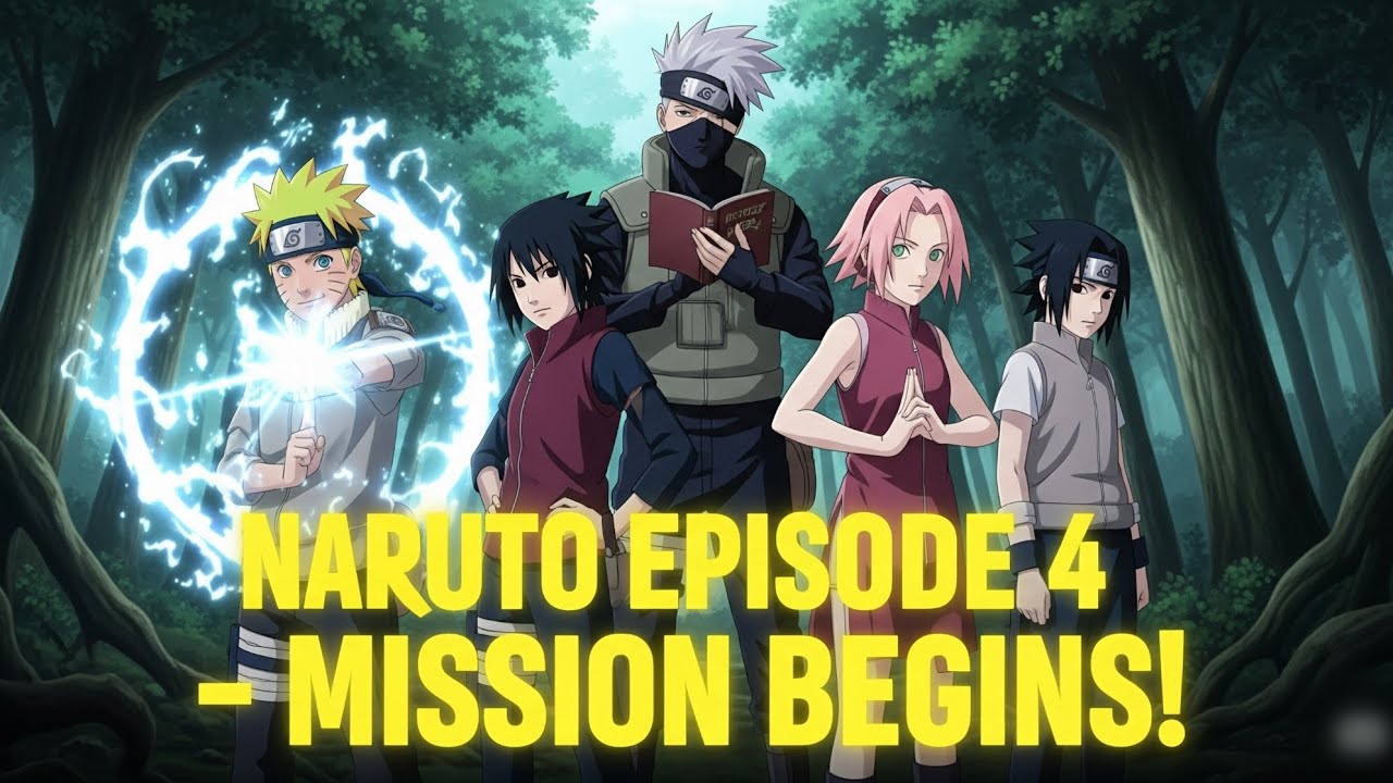 Naruto Episode 4 Explained in Hindi | Team 7 First Mission | Full ...