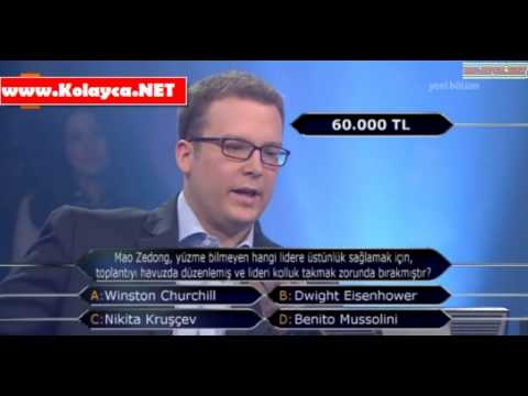 Kim milyoner olmak ister 10 mart 2014 Mehmet Arca Akalın 335. bölüm