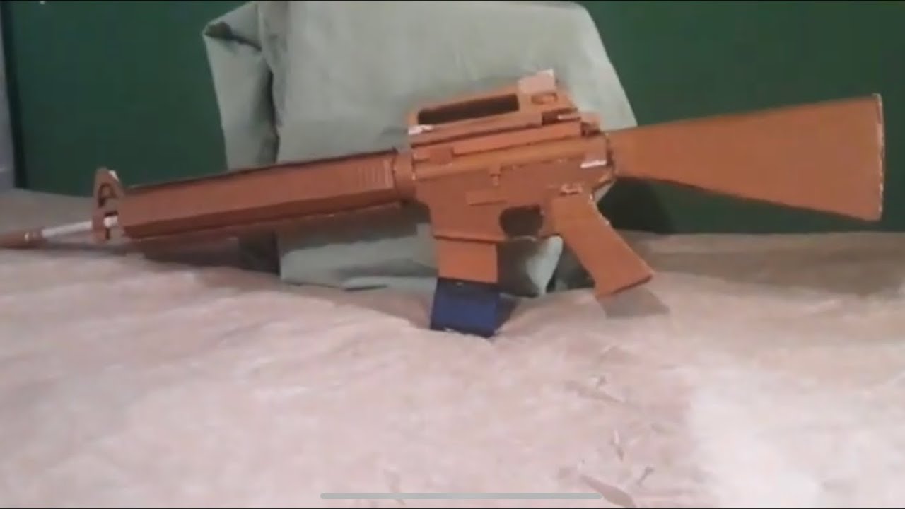 Cardboard M16 🇺🇸 | UPDATED VIDEO LINK IN THE DESCRIPTION - YouTube