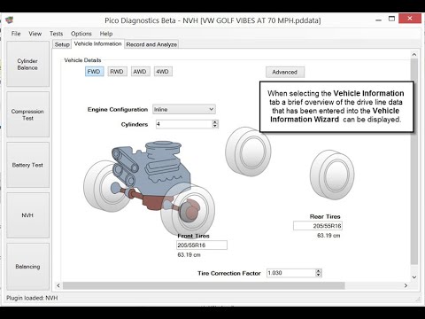 Finding a fault on a bmw x1 rear axle front bushes using the PICO NVH ...