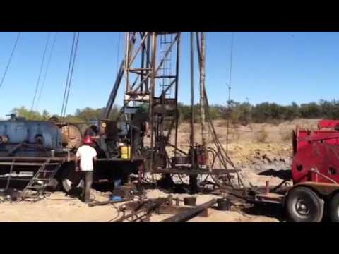 Oil field pulling unit rig 6 - YouTube