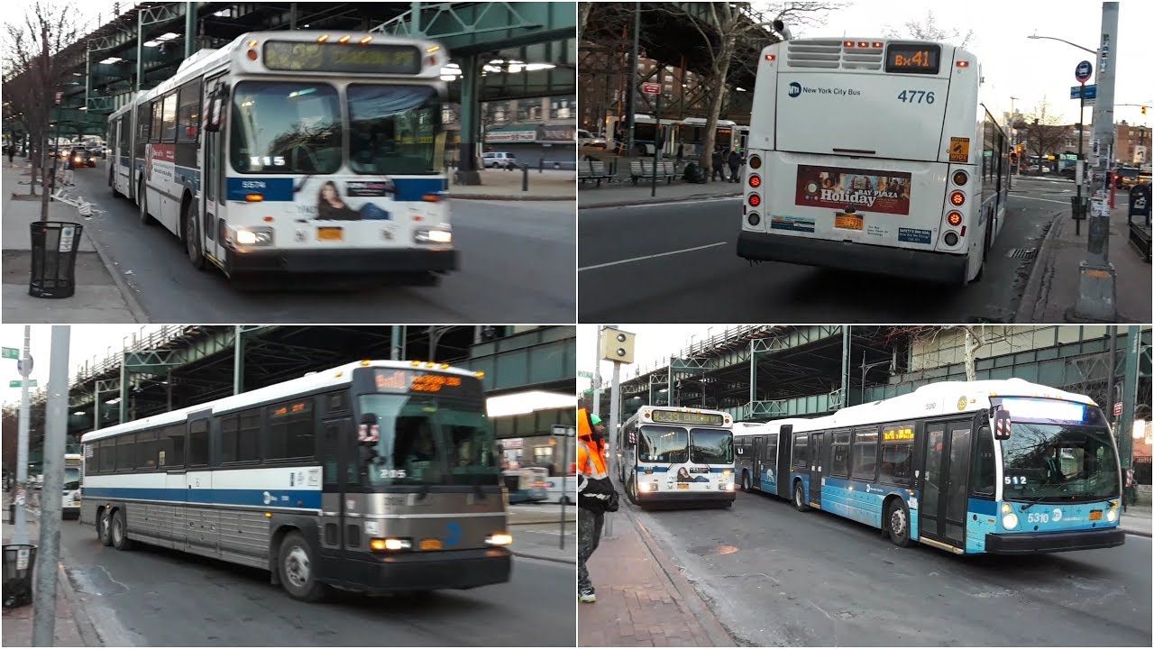MTA: New Flyer D60HF's, XD60's, MCI D4500CL, NovaBus LFSA BxM11, Bx39 ...