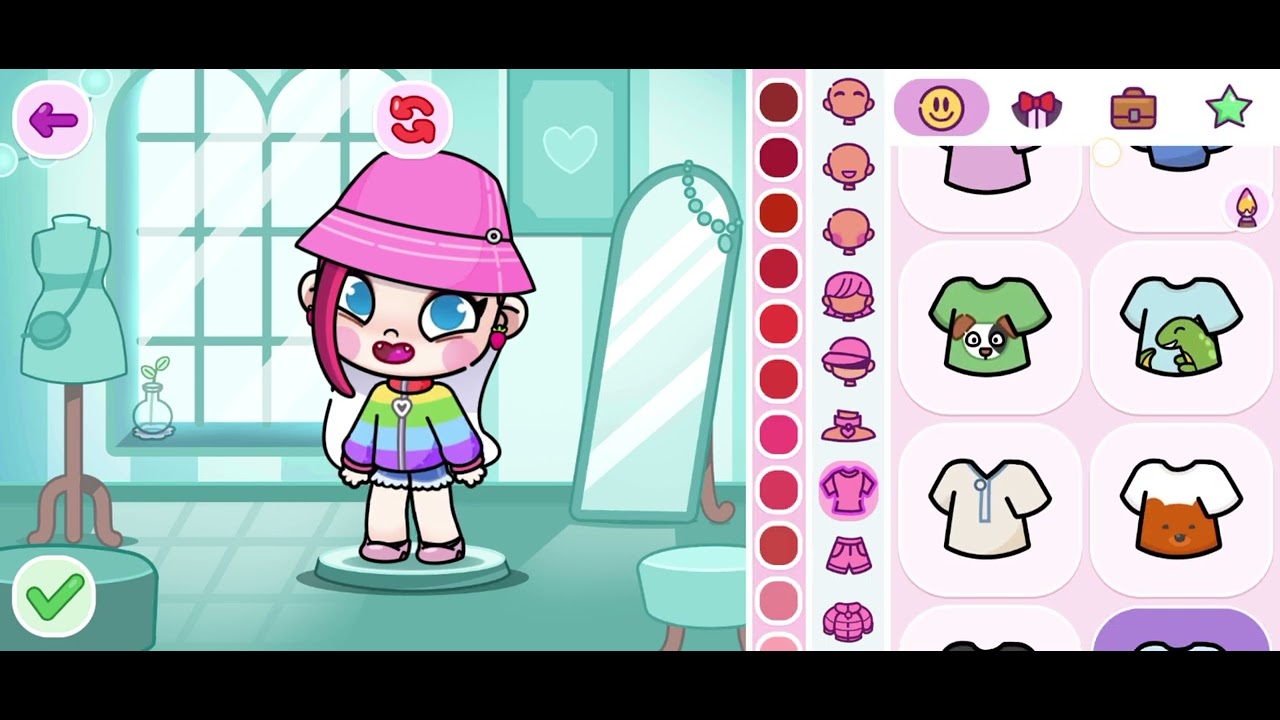 membuat karakter avatar world lucu #viral - YouTube