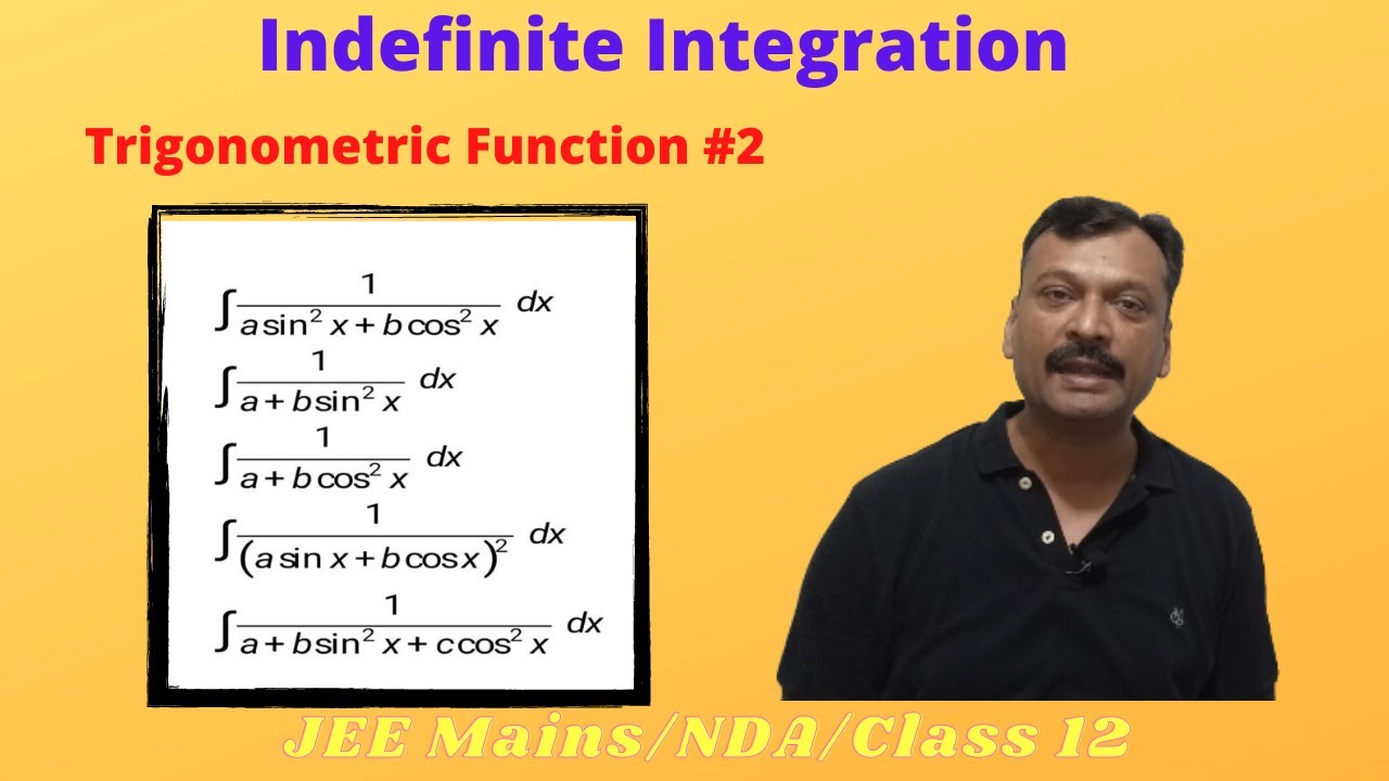 Integration of Trigonometric Function # 2| Indefinite Integral by ...