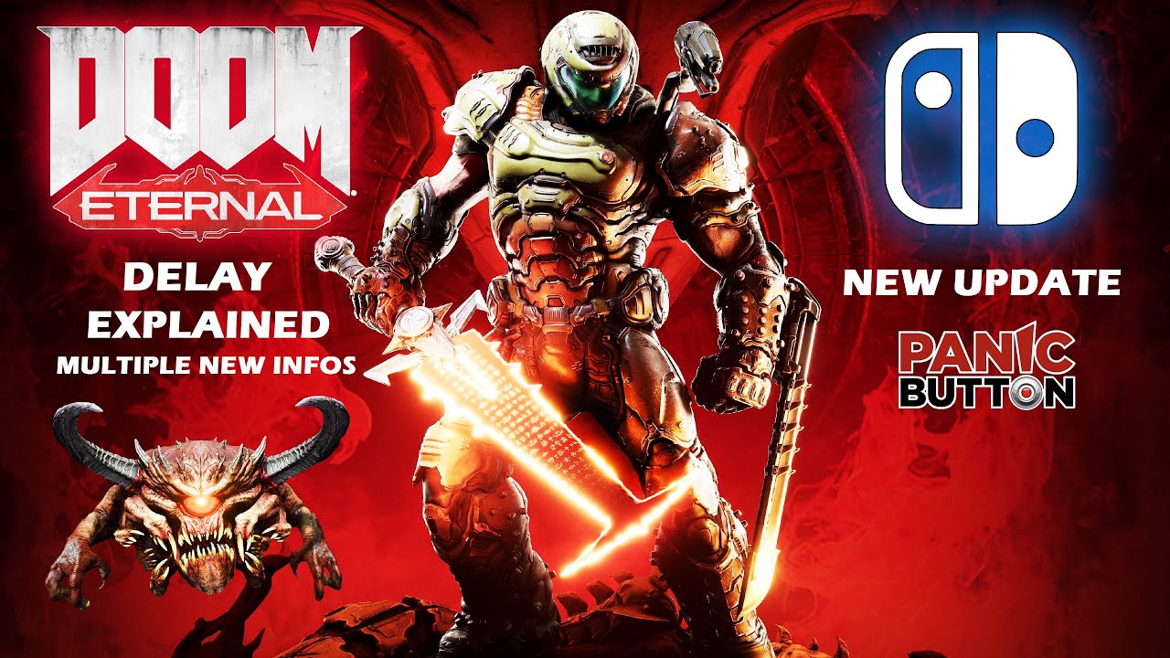 NEW Nintendo Switch DOOM Eternal Update! Panic Button Finally Talks ...