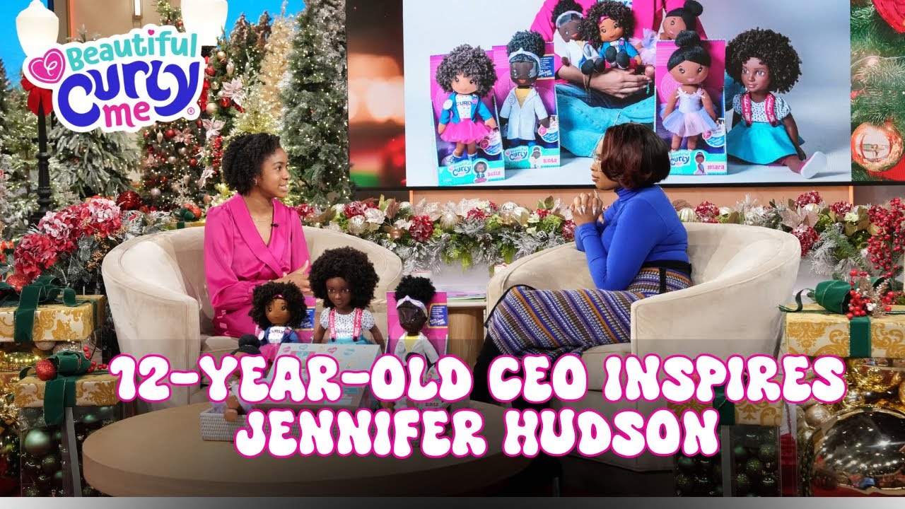 12 Year Old CEO Zoe Oli Inspires Jennifer Hudson with Her Mission - YouTube