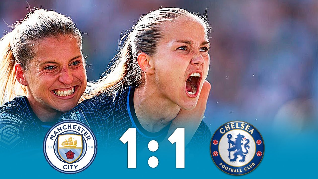 Manchester City vs Chelsea 1-1 - All Goals & Highlights 08/10/2023 HD ...