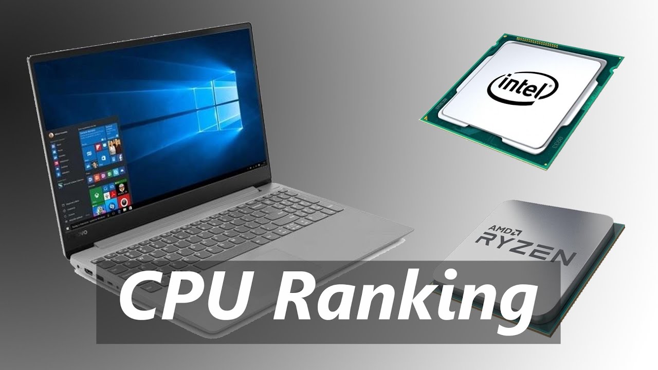 Laptop Processors Ranking 2020 - YouTube