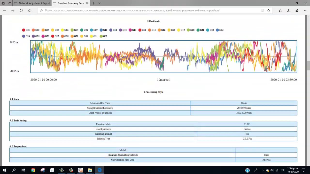 Procesamiento CHC Geomatics Office Software (CGO) 2.0 - YouTube