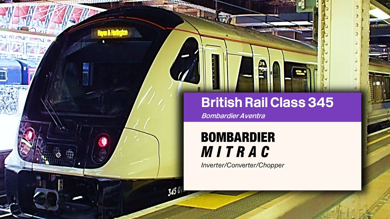 Bombardier IGBT VVVF | Class 345 Traction Sound | PWM Inverter - Class ...