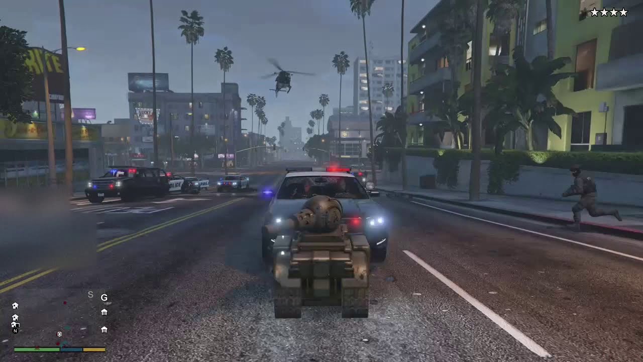 5-star wanted level in GTA online in less then 10 minutes. - YouTube