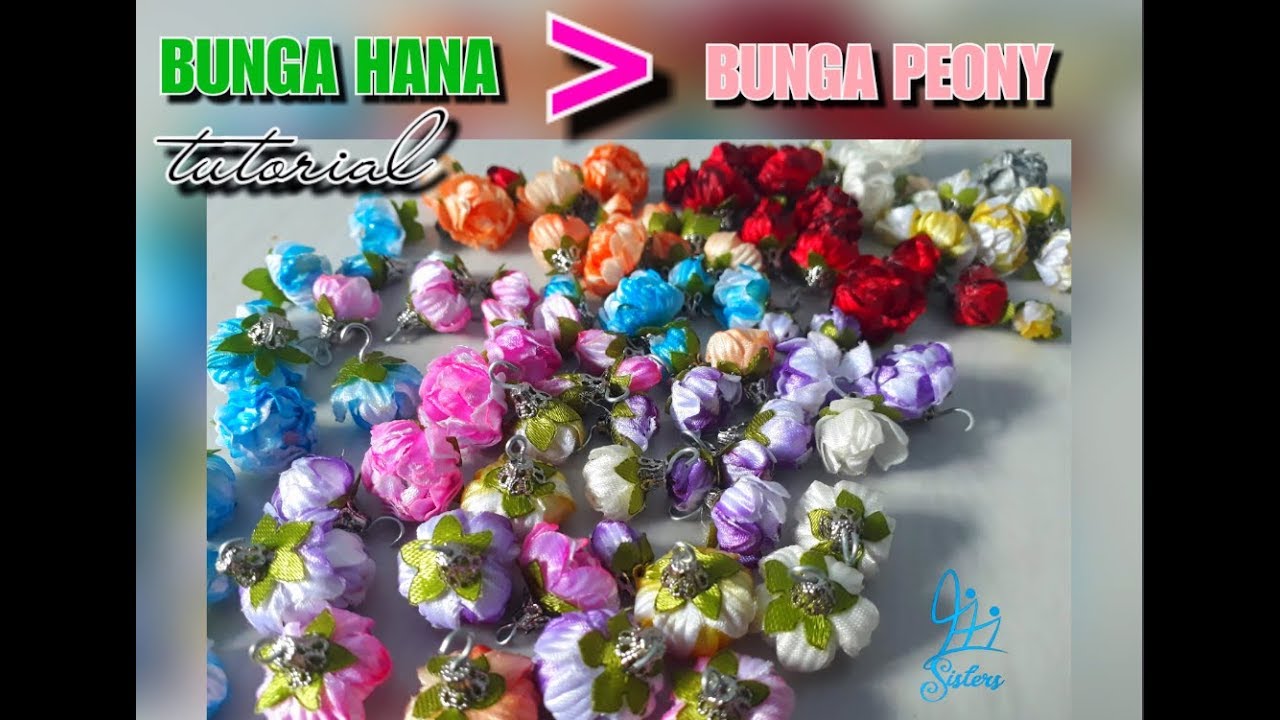 Tutorial mengubah bunga hana jadi bunga peony.... - YouTube