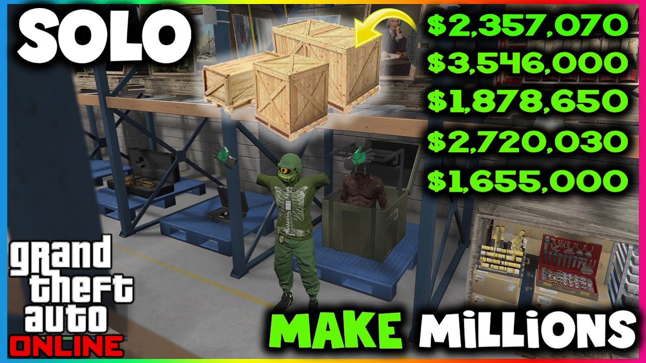 BEST SOLO MONEY & RP FARM THIS WEEK! MAKE MILLIONS & RANK UP SOLO | GTA ...