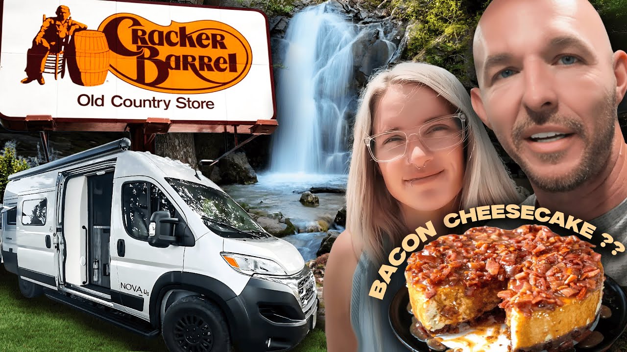 Van life camping in a parking lot (Travel Day) - Beach Trip Day 5 - YouTube