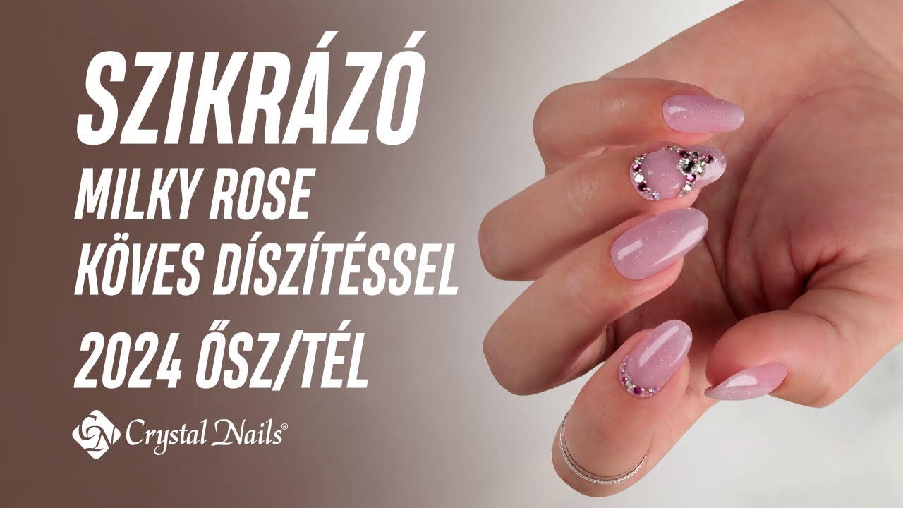 Szikrázó Milky Rose építőzselé kövezéssel 💎| Flash Milky Rose builder ...
