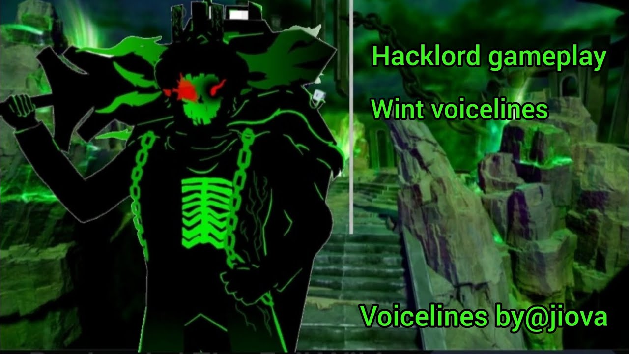 Hacklord shedletsky gameplay wint voicelines - YouTube