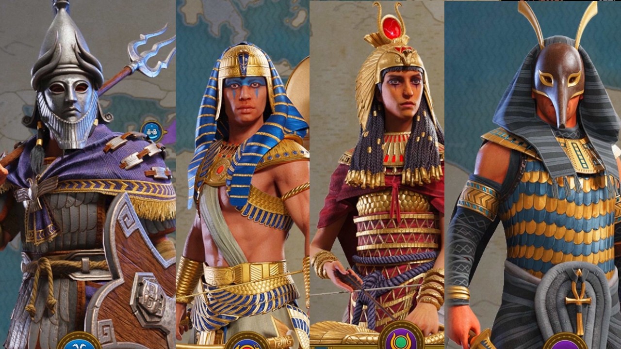 All Major Factions Leaders with Avatar of the Gods Skins. Total War ...